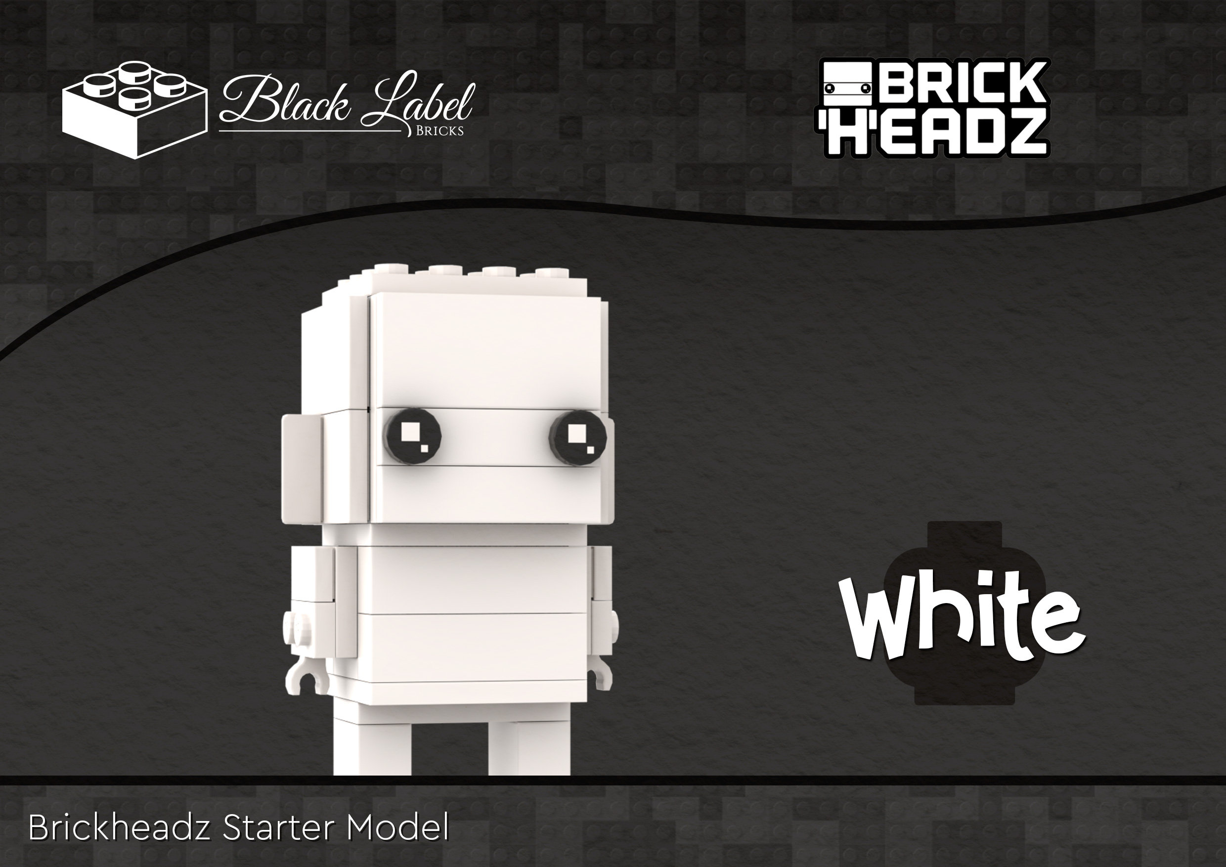 Custom Lego - BRICKHEADZ STARTER MODEL - Instructions - Etsy