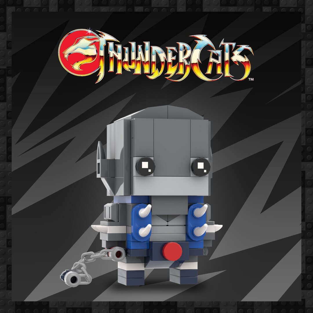 Thundercats - PANTHRO - Custom Lego Brickheadz Instructions Only - Etsy