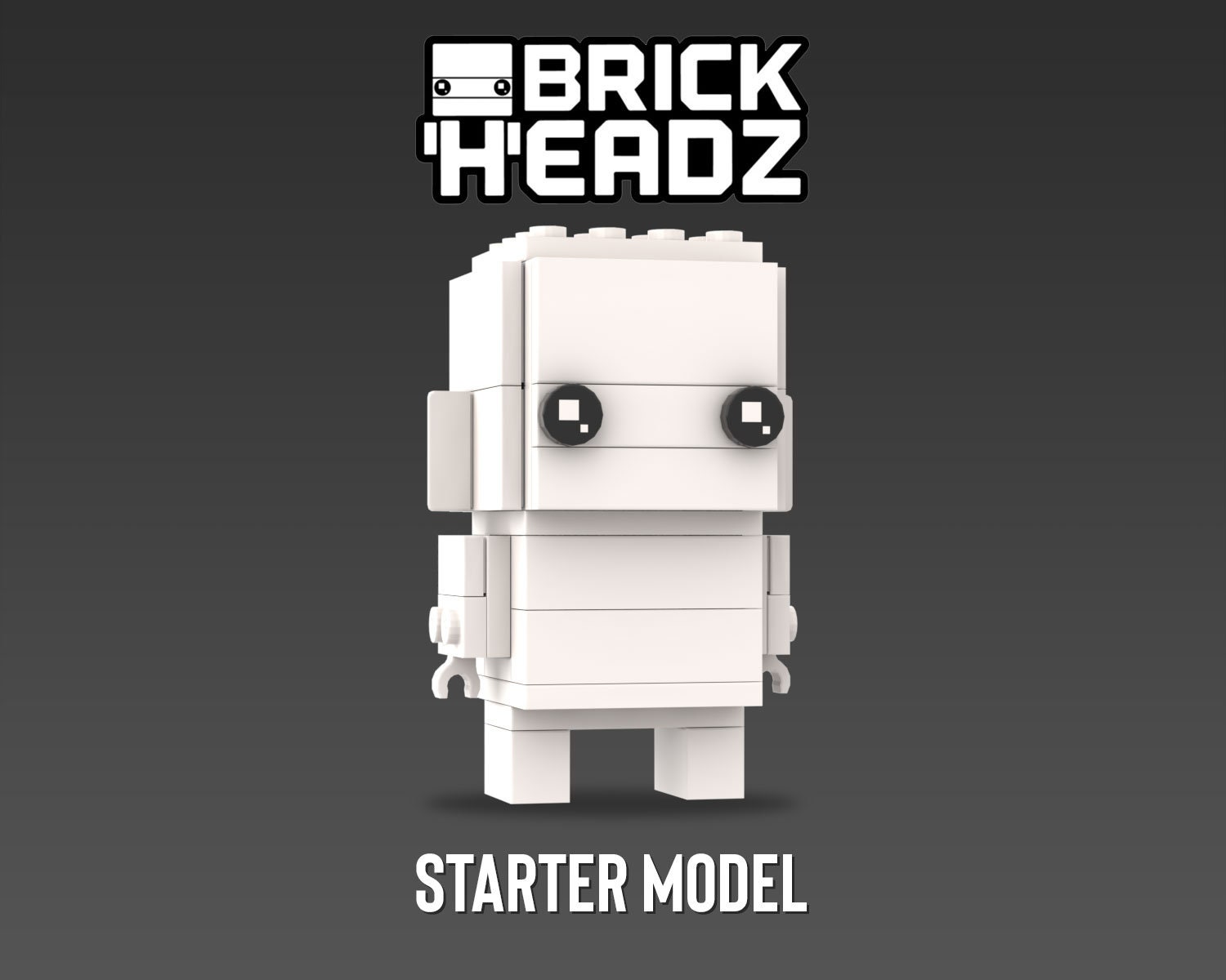 Custom Lego BRICKHEADZ STARTER MODEL Instructions - Etsy