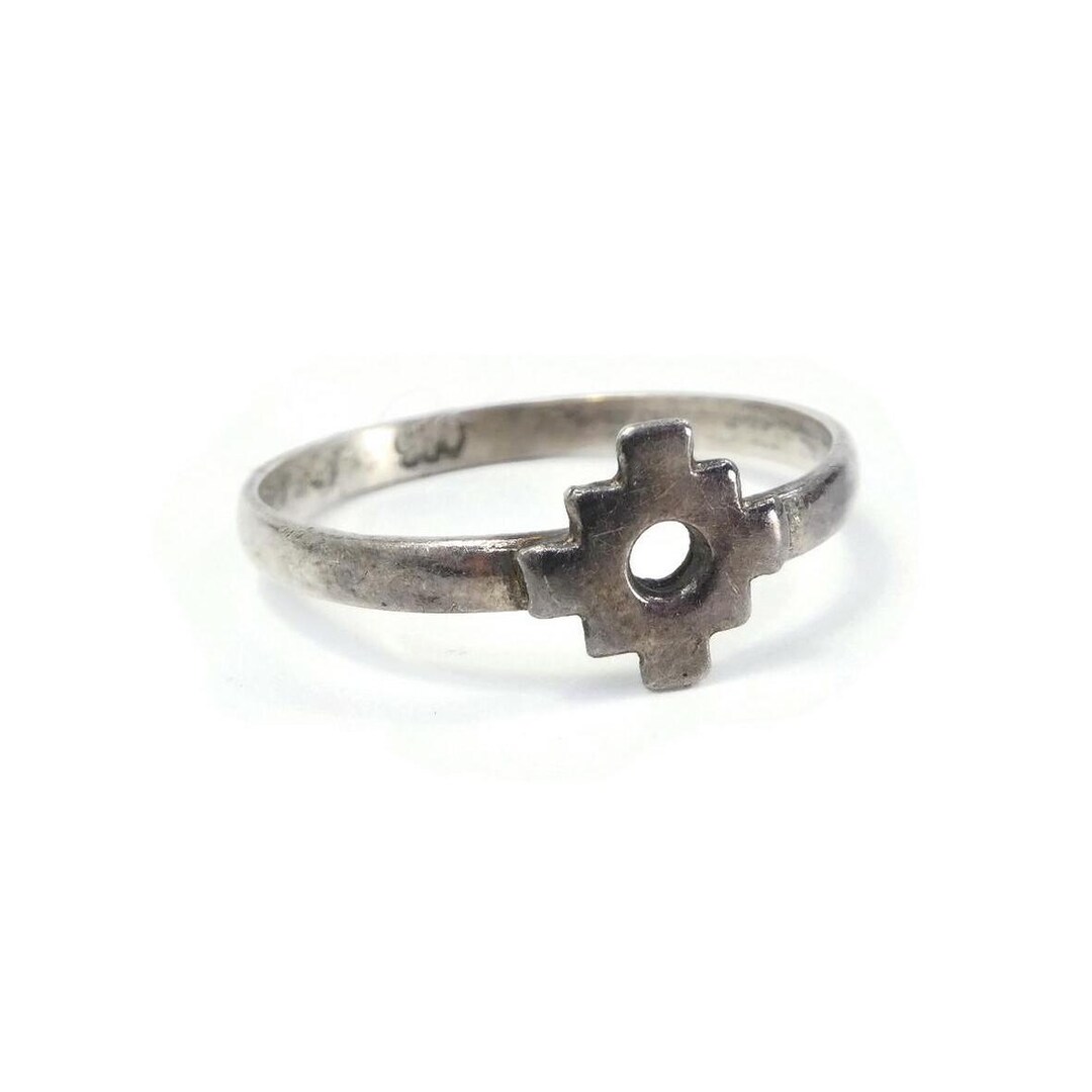 Vintage 950 Silver, Chakana Ring, Inca Cross, Stamped 950, Size 9.75 - Etsy