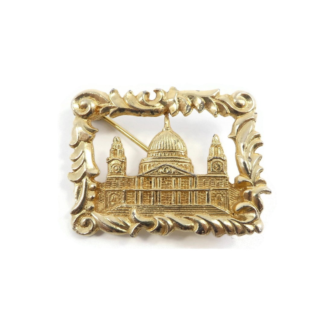 Vintage St Peter's Basilica Brooch Catholic Church - Etsy