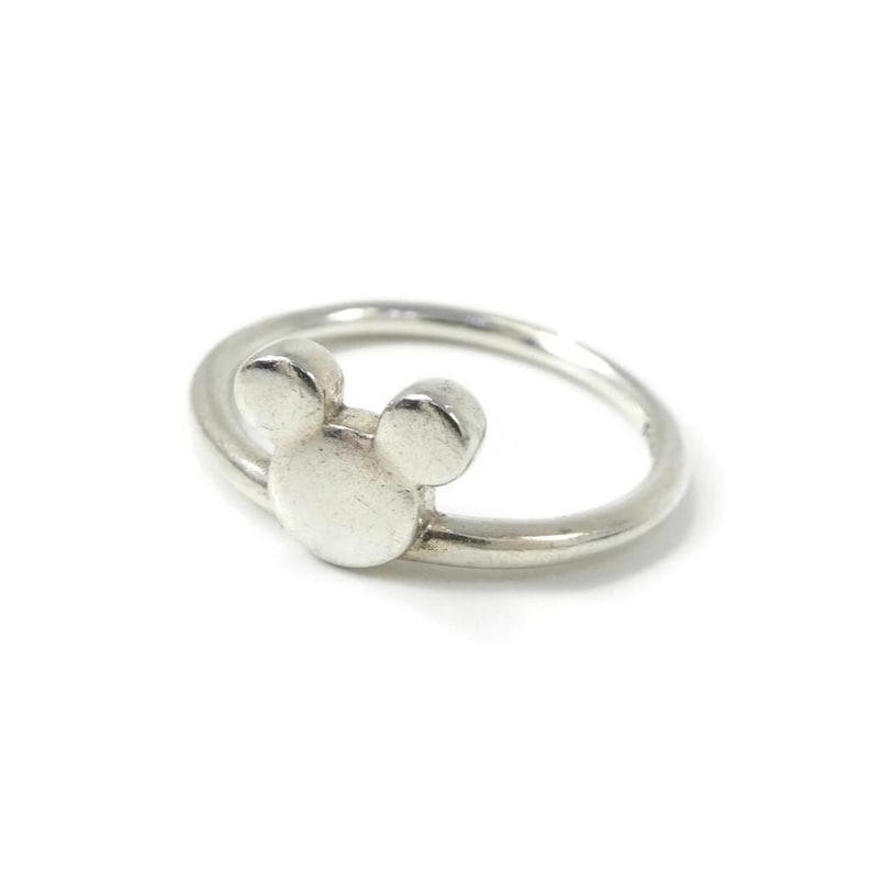 PANDORA DISNEY, Mickey Mouse Ring, Sterling Silver, Signed, Size 6.25 ...