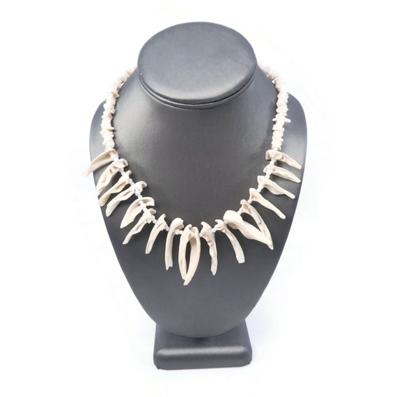 Vintage Conch Shell Bead Necklace Pink White Chip Beads - Etsy