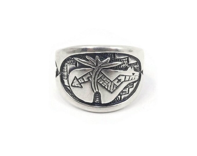 Vintage, Relois Roderick Tenorio, Spirit Bear Ring, Sterling Silver ...