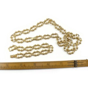 Vintage AVON, Chain Link Necklace Set, Bracelet, Gold Tone, Signed - Etsy