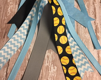 Softball ribbons | Etsy