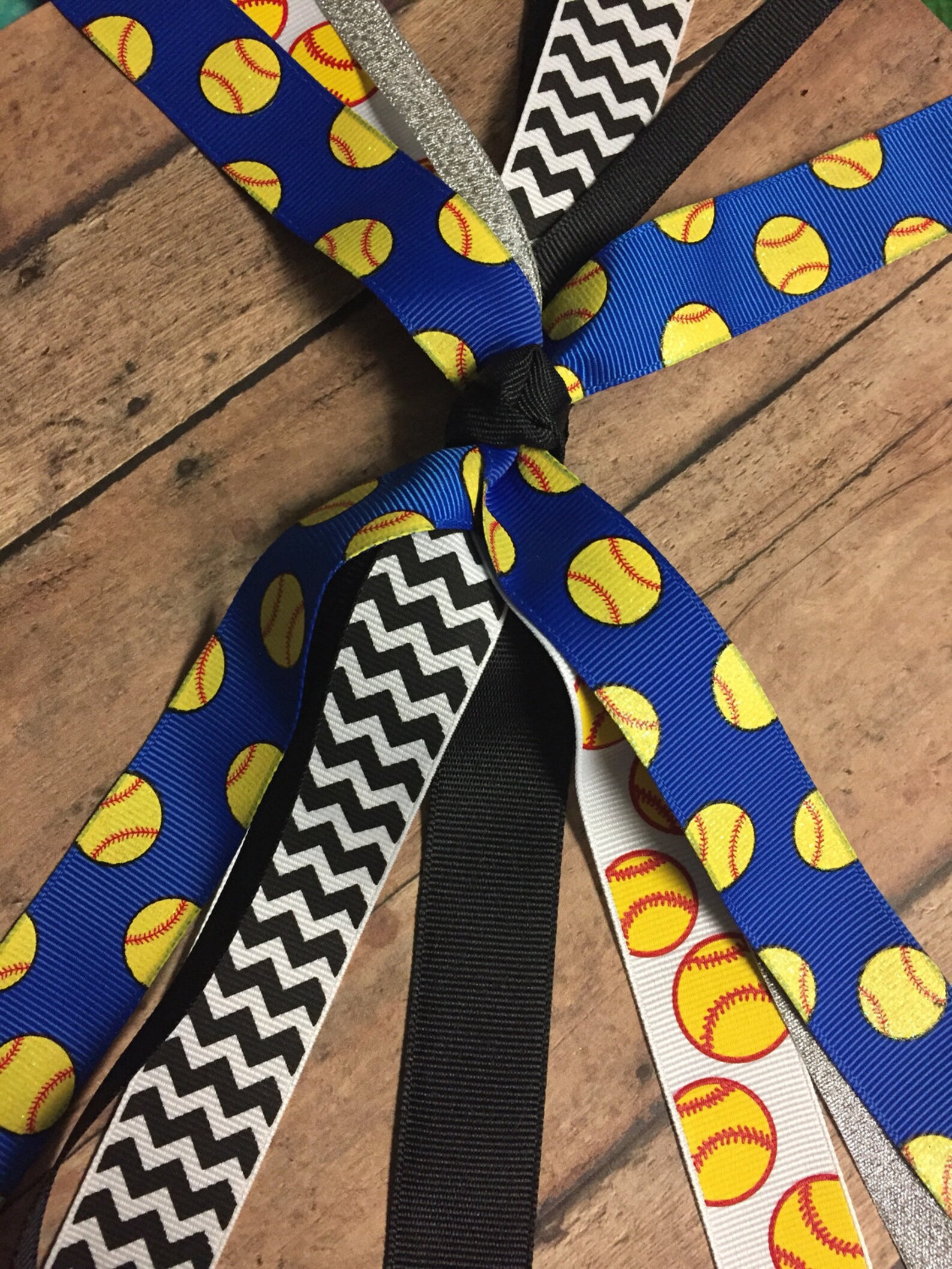 Royal Blue Softball Ribbons Sofball Streamers Softball - Etsy