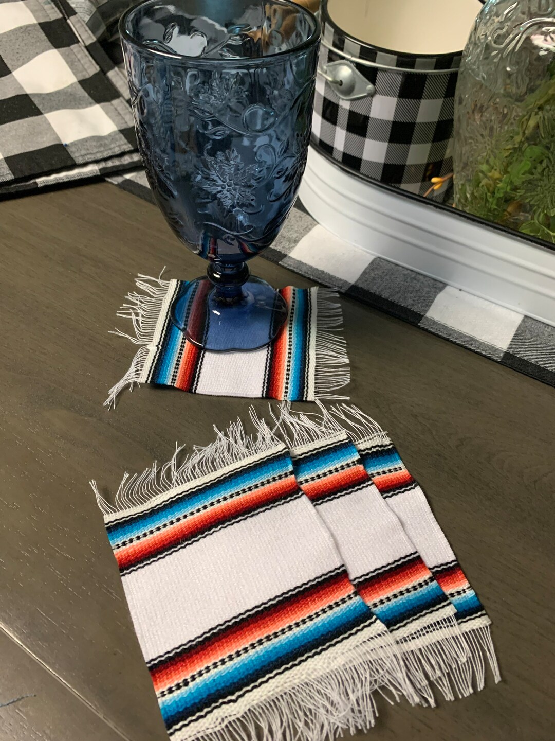 Mexican Sarape, Mexican Fiesta Coasters, Cinco De Mayo, Party Decor - Etsy