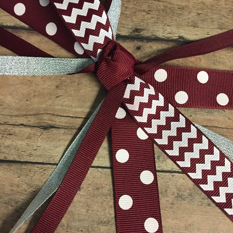 Maroon Ribbons - Etsy