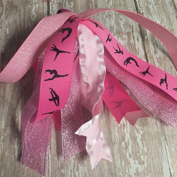 Pink Ribbon Hair Bow - Etsy