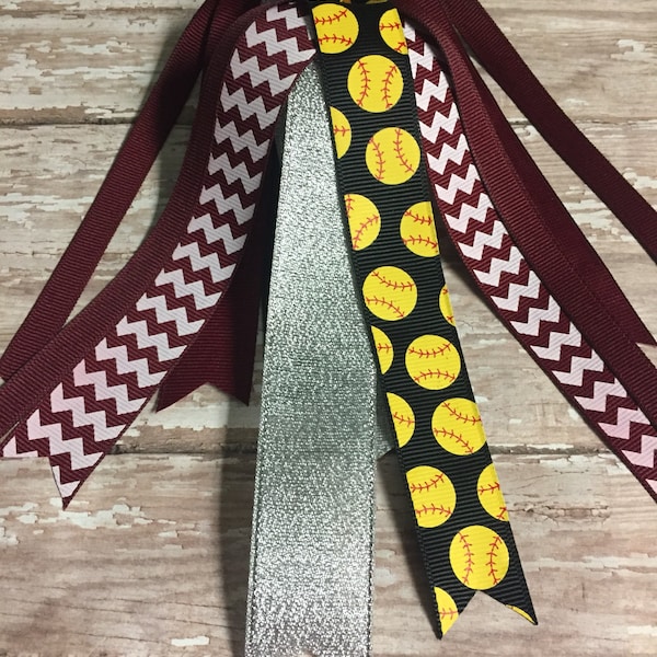 Softball Ribbon - Etsy