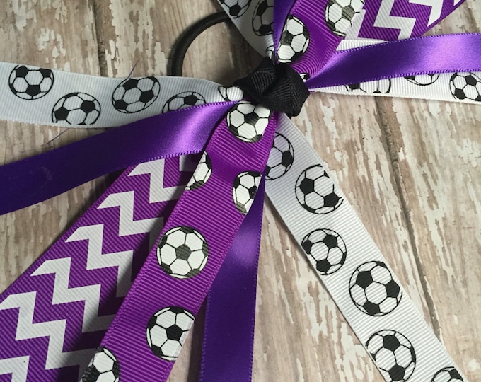 Soccer Ribbons Streamers Soccer Ponytail Soccer Team - Etsy