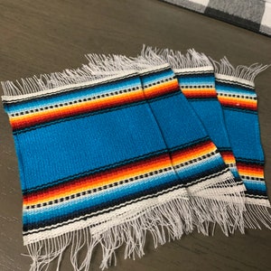 Mexican Sarape, Mexican Fiesta Coasters, Cinco De Mayo, Party Decor - Etsy
