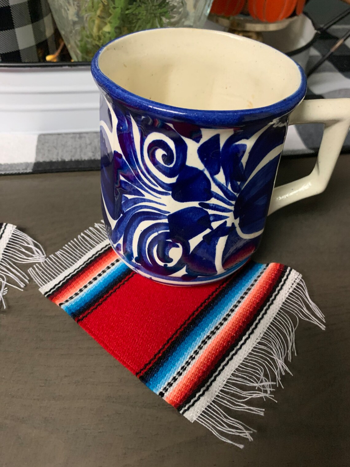 Mexican Sarape, Mexican Fiesta Coasters, Cinco De Mayo, Party Decor - Etsy