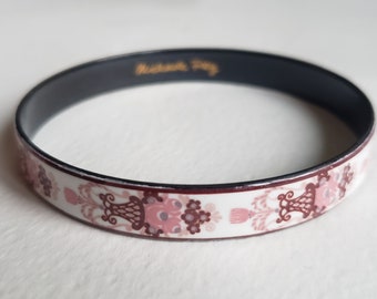 Vintage Michaela Frey Enamel Bangle Bracelet - Etsy