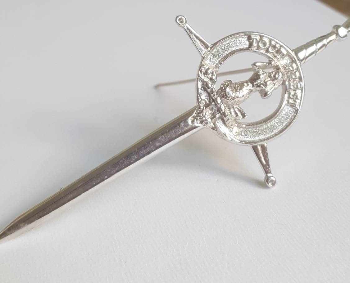 Scottish Dirk or Dagger / Sword Brooch or Shawl Pin Clan - Etsy UK