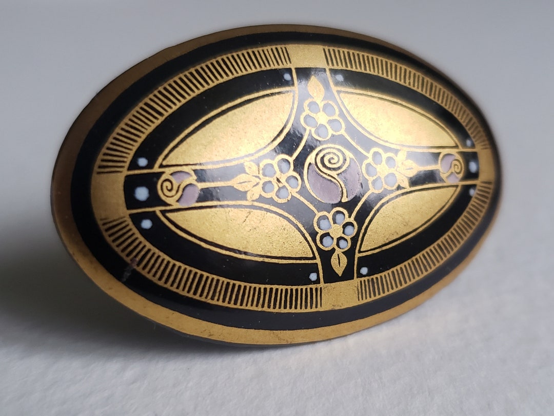 Vintage Michaela Frey Enamel Brooch - Enamel Brooch 102 - Etsy