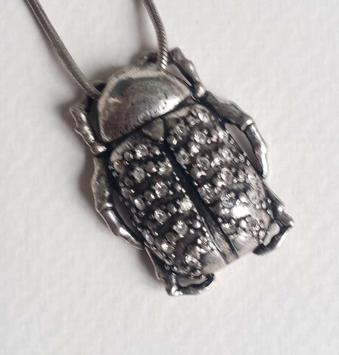 Pilgrim Scarab Beetle Necklace Danish Design - Vintage Jewellery- 173 ...