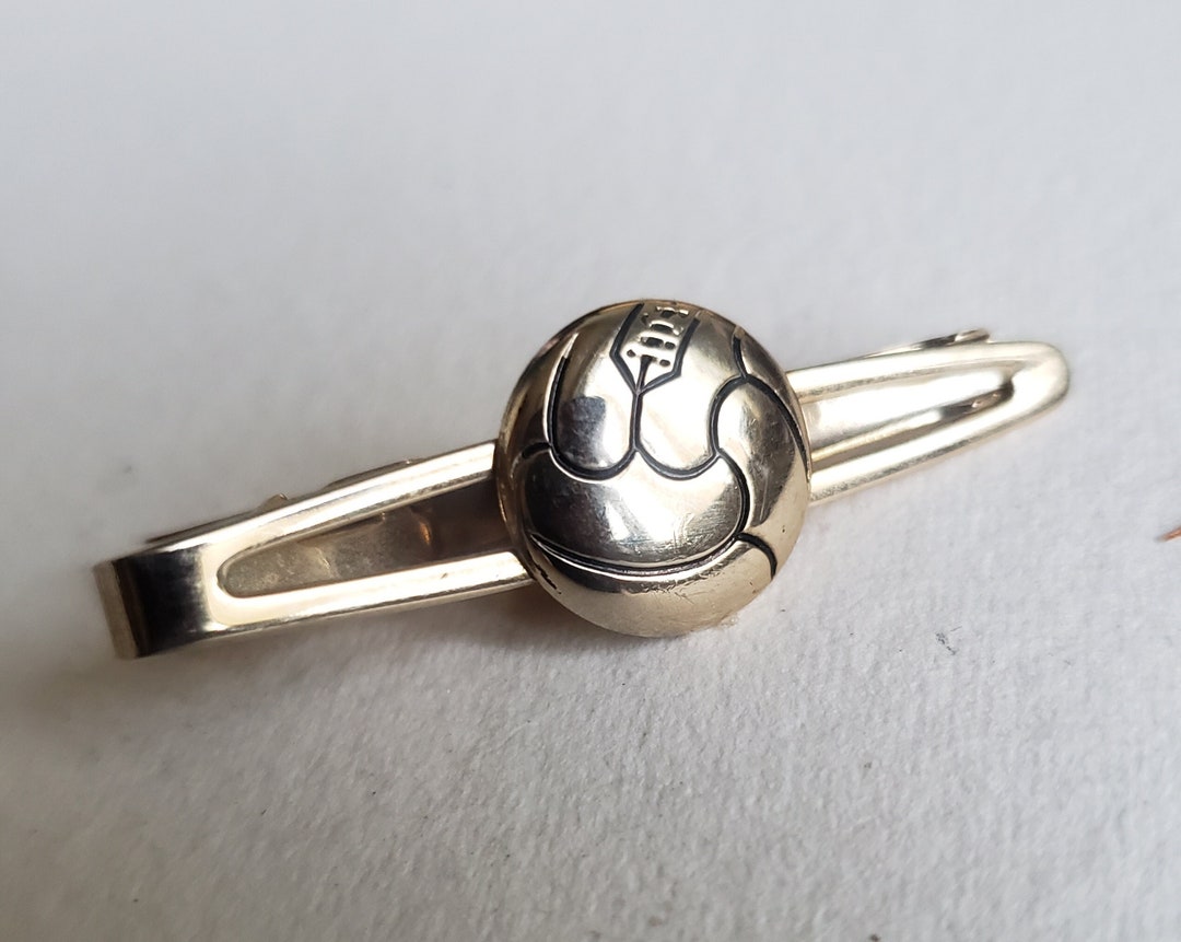 Vintage Football Design Tie Clip - Stratton - Gifts for Him - Men's ...