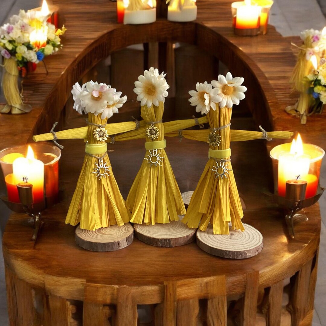 Summer Solstice Litha Goddess, Ribbon, Handcrafted Figure, Midsummer ...