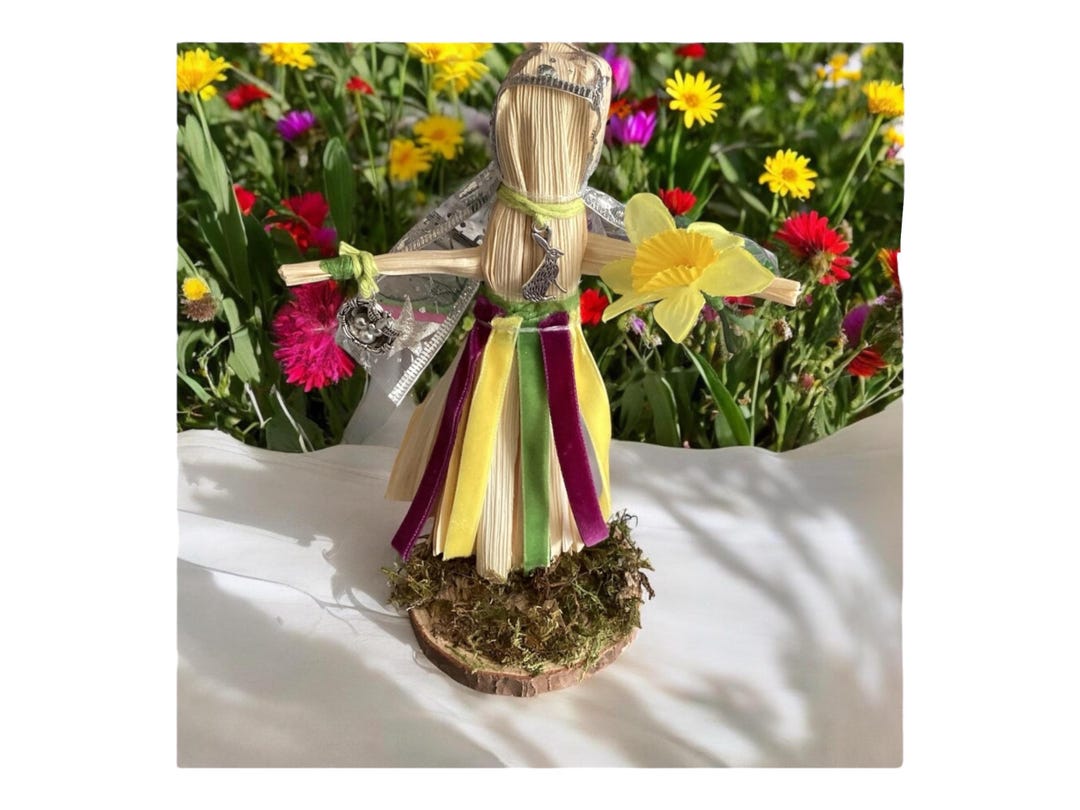 Ostara Handcrafted Goddess/poppet, Spring Equinox on 20th March, Eostre ...