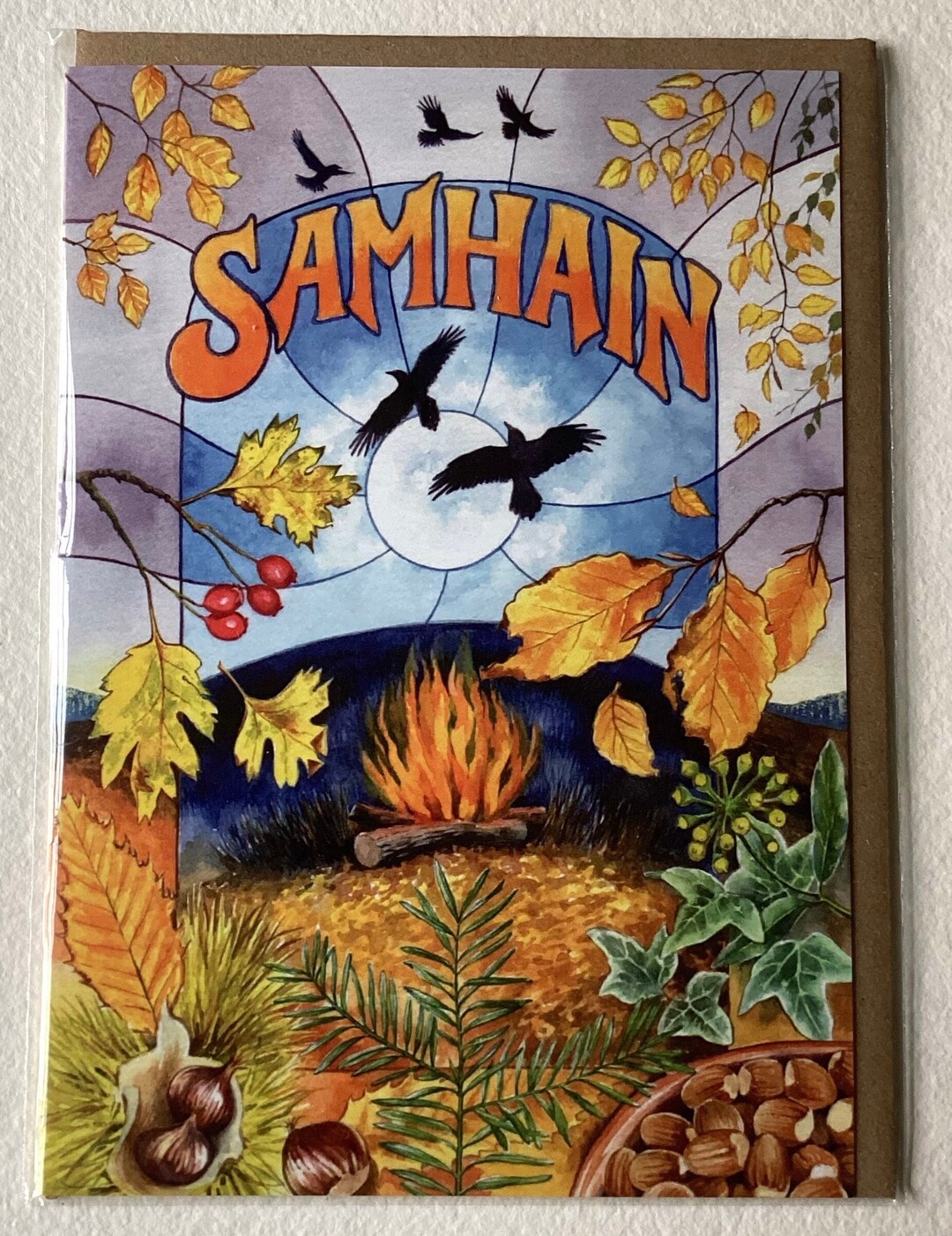 Samhain, Cross Quarter Day, 1st November, Art Cards, Samantha Symonds ...