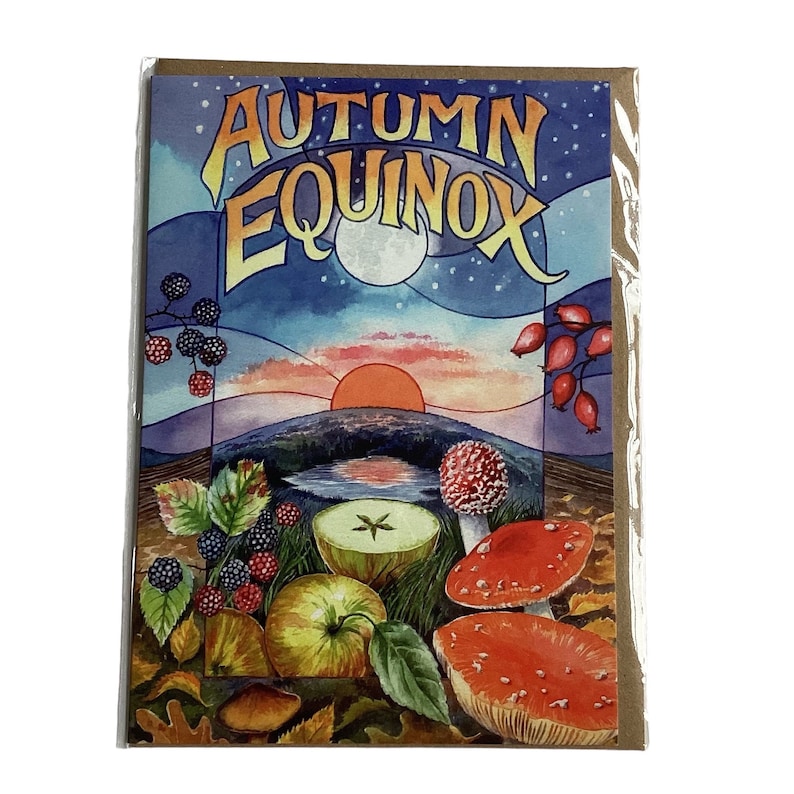Equinox and Solstice Cards, Spring, Summer, Autumn, Winter, Wheel of ...