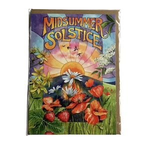 Equinox and Solstice Cards, Spring, Summer, Autumn, Winter, Art Cards ...