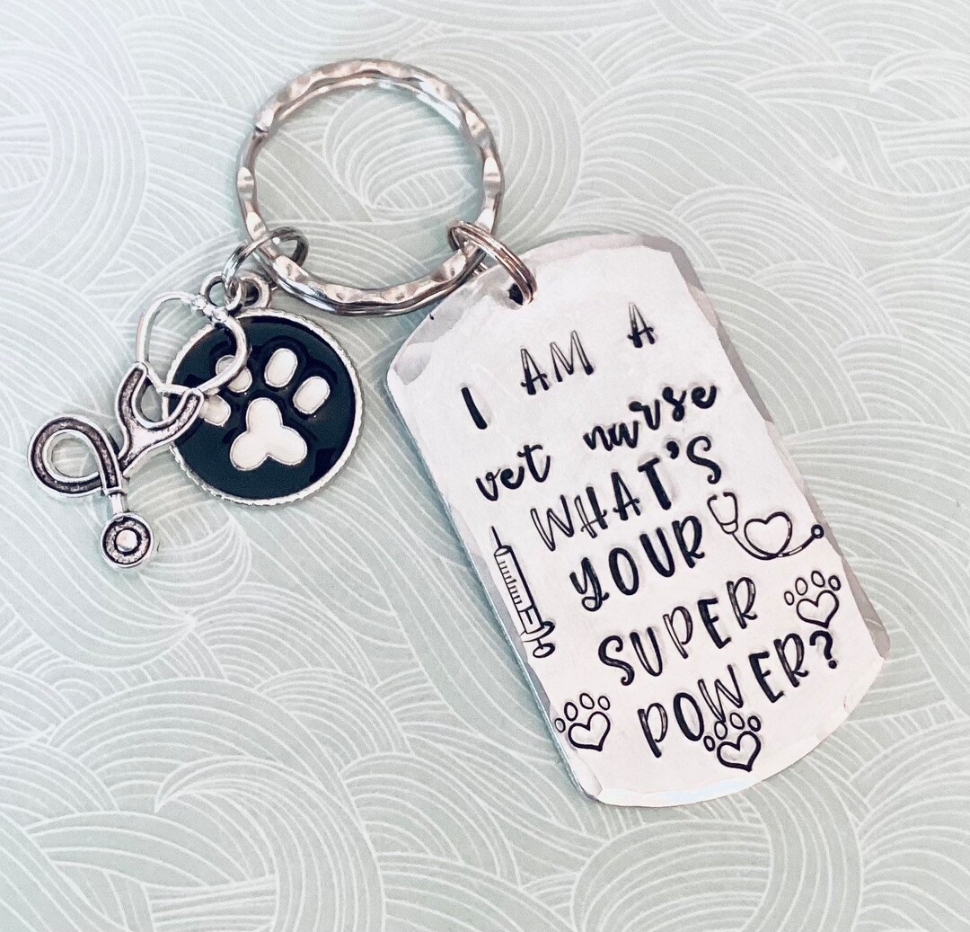 Vet Nurse Key Ring Nurse Gift Graduate Nurse Gift - Etsy