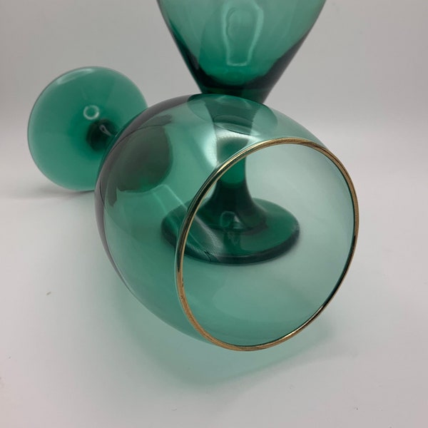 Peacock Wine Glasses - Etsy