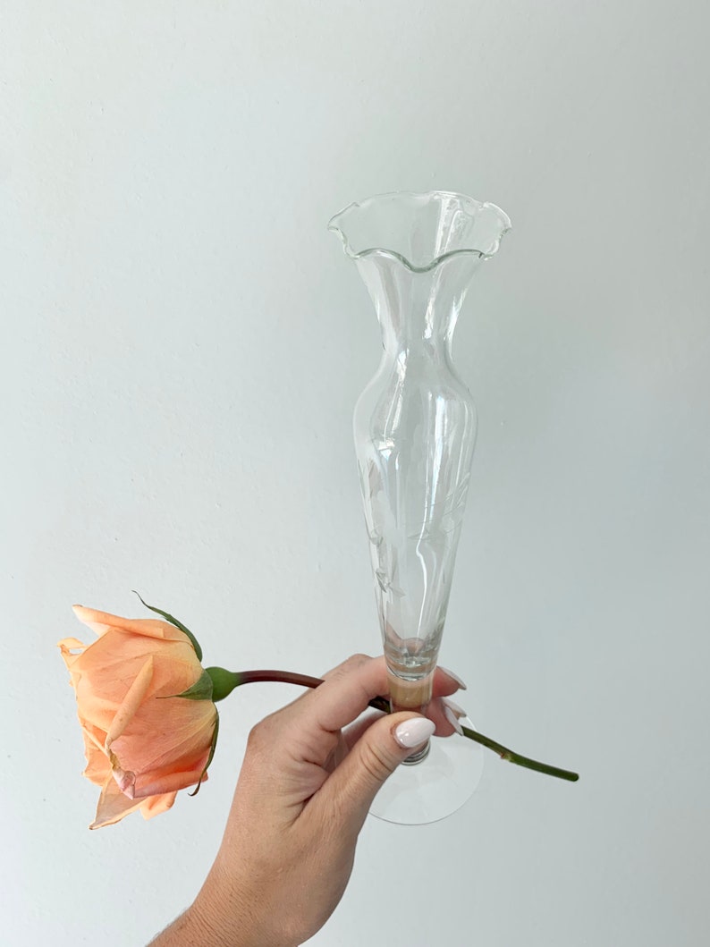 Vintage Glass Bud Vases Multiple Styles and Colors Available - Etsy