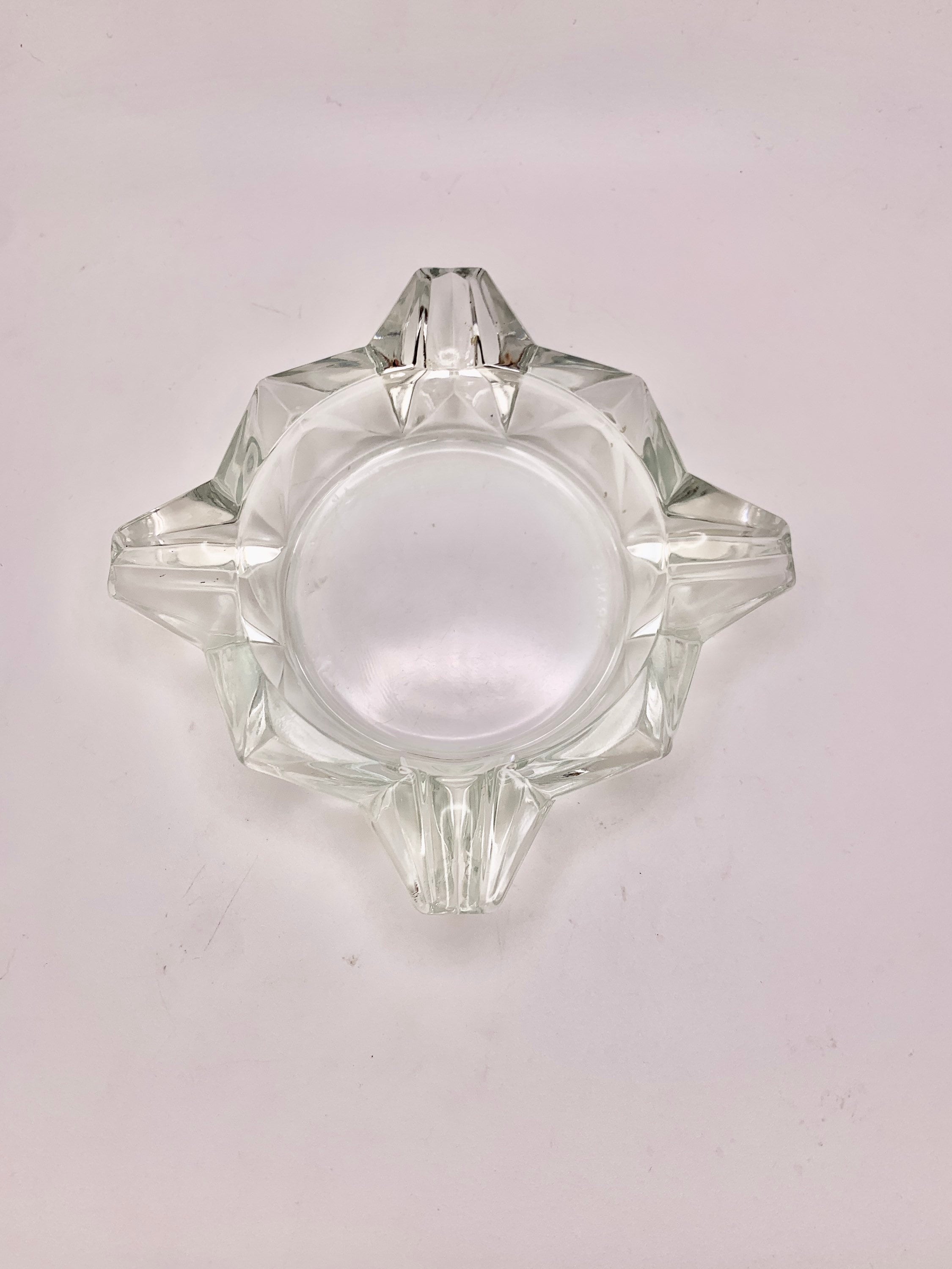 Vintage Glass Ashtray Clear Glass Ashtray Multiple Styles - Etsy