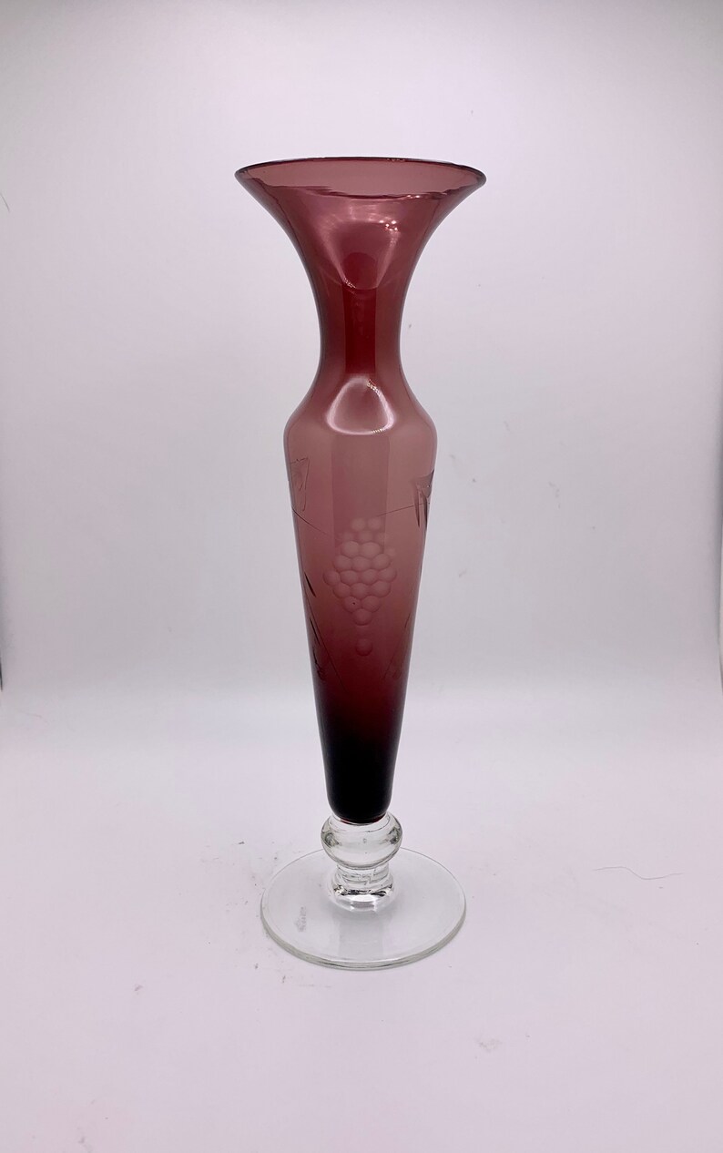 Vintage Glass Bud Vases Multiple Styles and Colors Available - Etsy