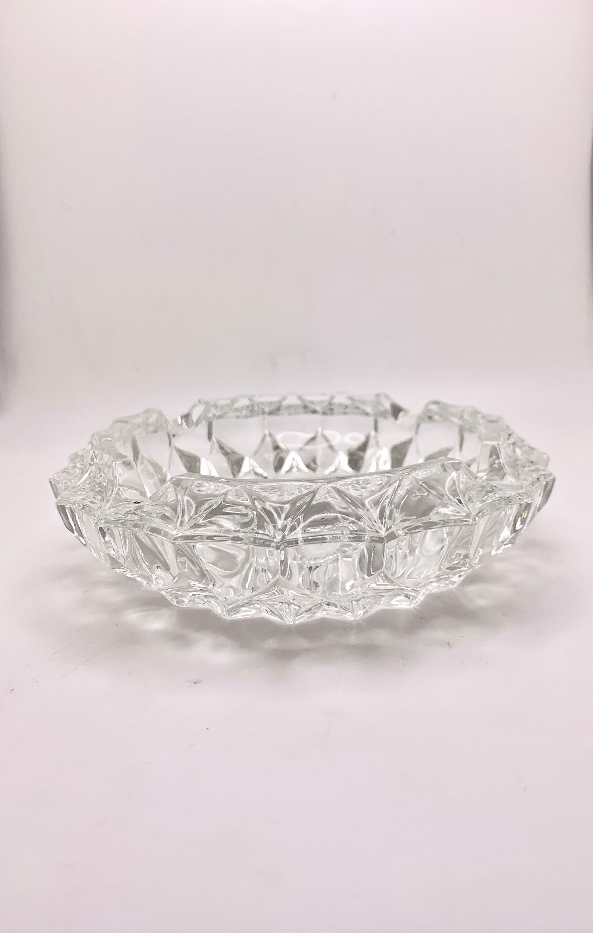Vintage Glass Ashtray Clear Glass Ashtray Multiple Styles - Etsy