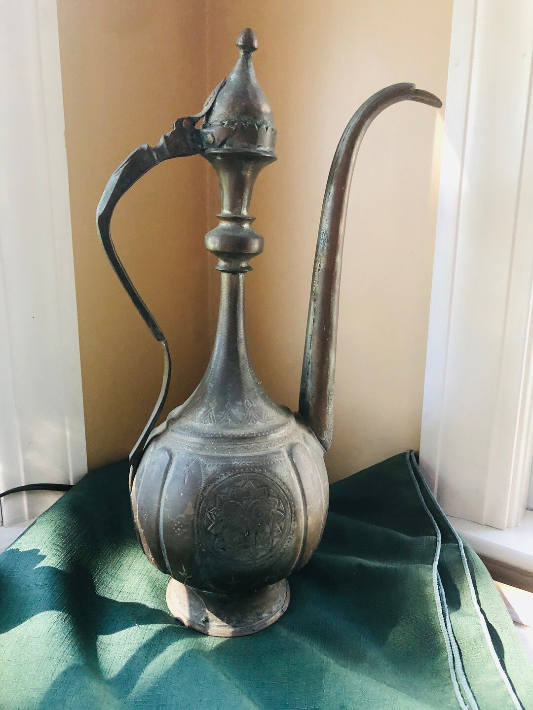 Antique Turkish Coffee Pot | Copper Pitcher | Copper Tea Pot - Etsy