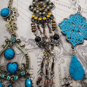 New Sale 15 Asstd Vintage Style Junk Journal Dangle, Vintage Earring ...