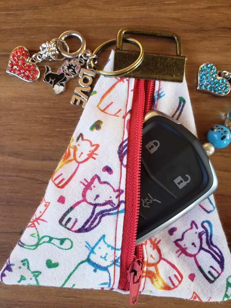 New Sale 10 Patterns Key Fob Keychain Purse Key Fob Travel - Etsy