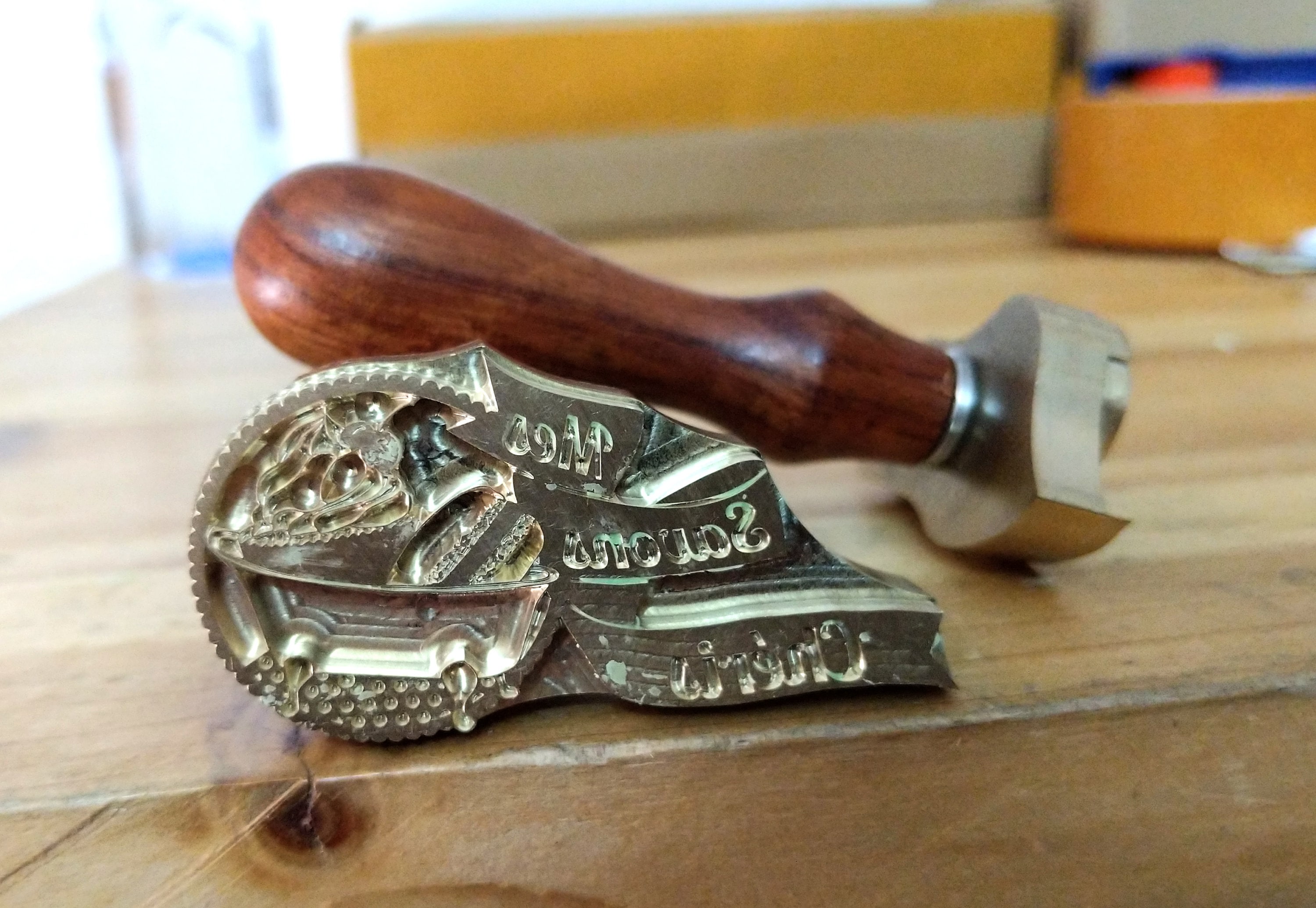 Custom Brass Soap Logo Stamp Logo Embosser Handmade Metal - Etsy