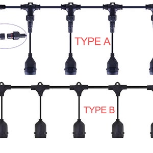 Customizable IP67 Waterproof Industrial String Lights Retro Edison ...