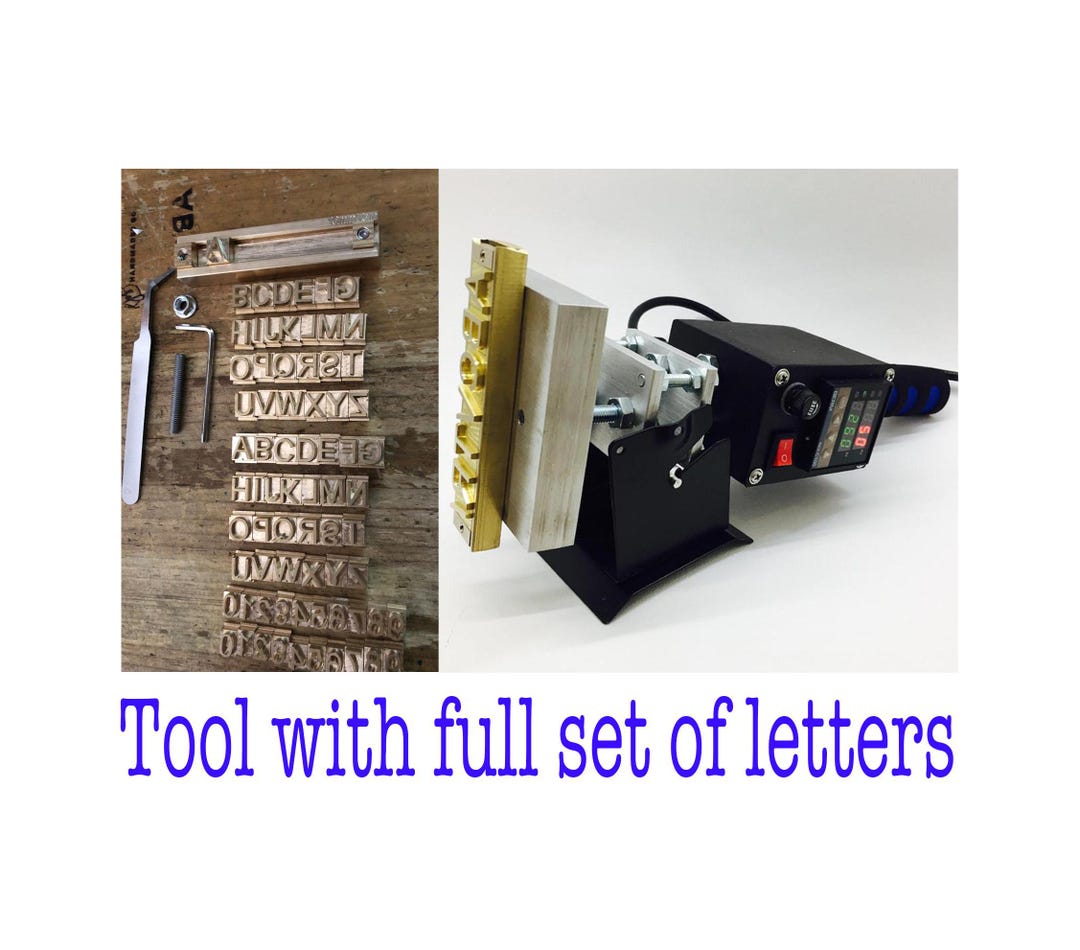 Portable Custom Leather Stamp Machine With Letters – Wood Bronzing ...