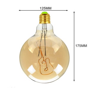 Large Edison Decorative LED G125 Light Bulb High Quality 4W Industrial ...