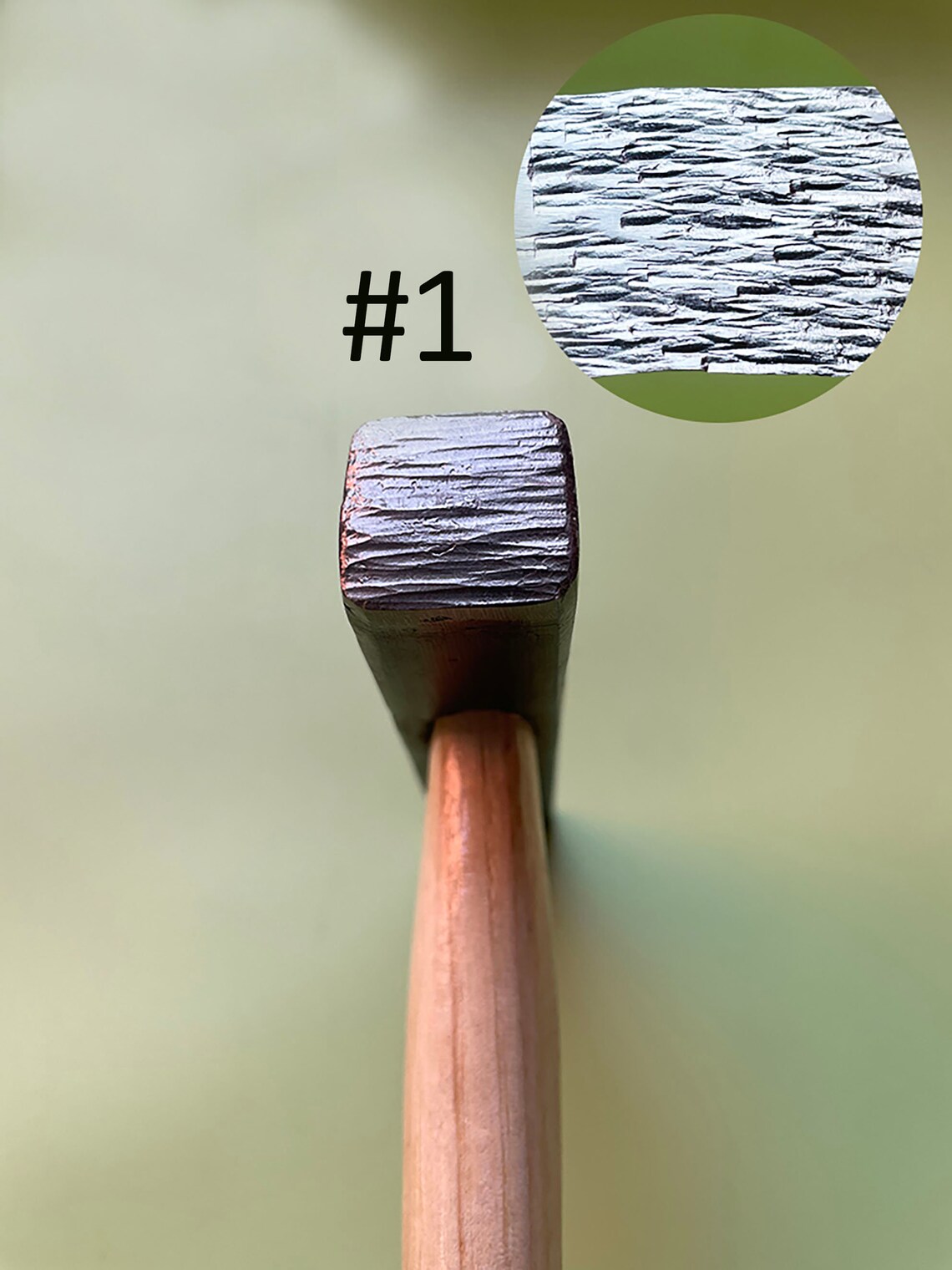 Artisan Texture Hammer for Metalworking - Handcrafted Metal Embossing ...