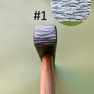 Artisan Texture Hammer for Metalworking - Handcrafted Metal Embossing ...