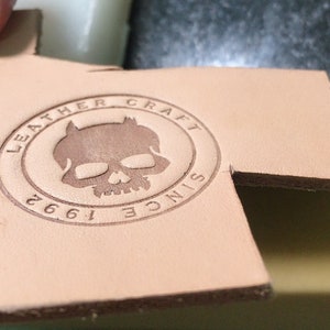 110V/220V Custom Leather Stamp Machine 400C Logo Portable Seal Stamp ...