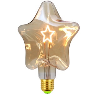 Huge Star Art Design Edison LED Light Bulb – 4W Industrial Style ...