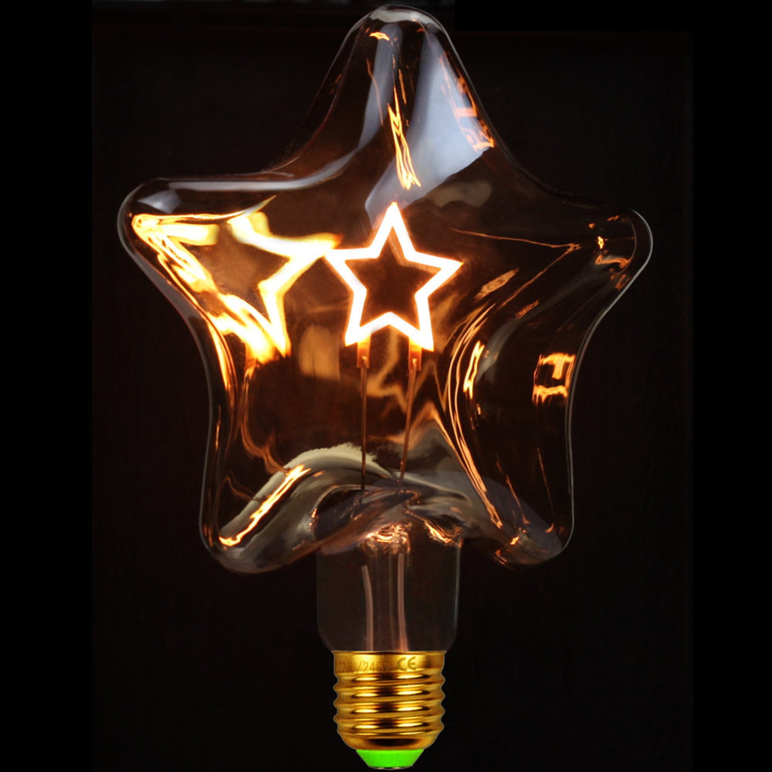 Huge Star Art Design Edison LED Light Bulb – 4W Industrial Style ...