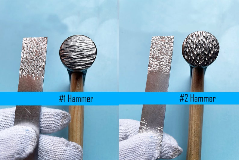 NEW Artisan Texture Hammer for Metalworking - Handcrafted Metal ...