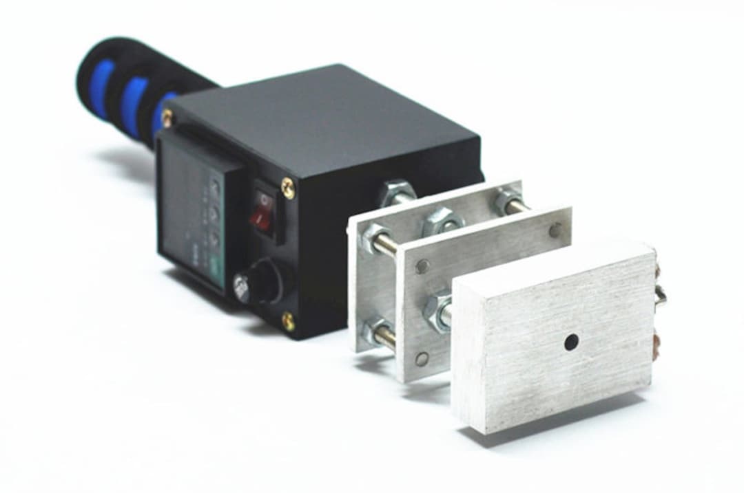 110V/220V Custom Leather Stamp Machine 400C Logo Portable Seal Stamp ...