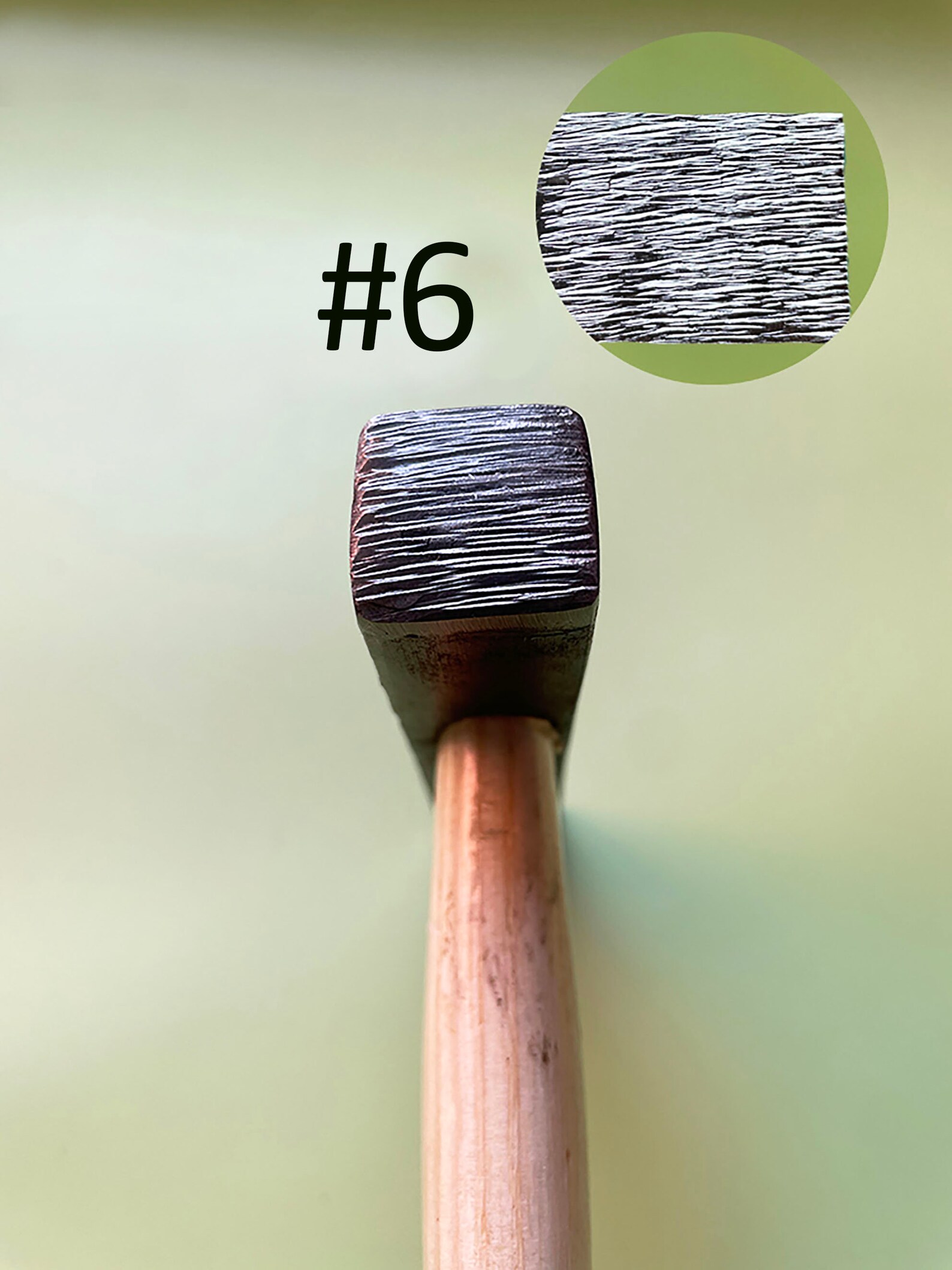 Artisan Texture Hammer for Metalworking - Handcrafted Metal Embossing ...