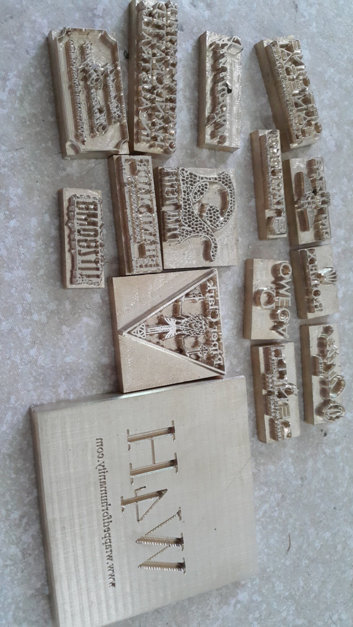 8mm BIG Screw - Custom Made Embosser Leather Stamp - for Electric ...